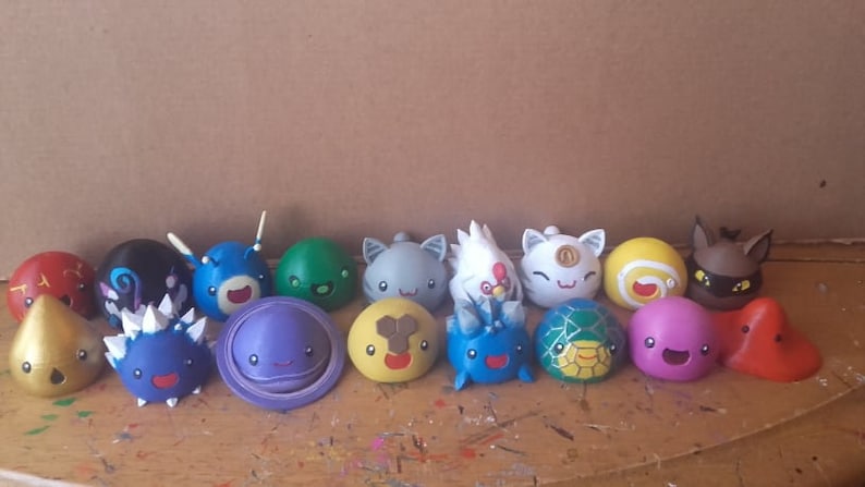 Slime Rancher 17 Slime Set 3d Print - Etsy