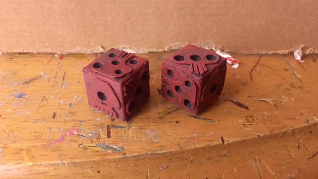 Oogie Boogie Dice - 3d Print - Etsy