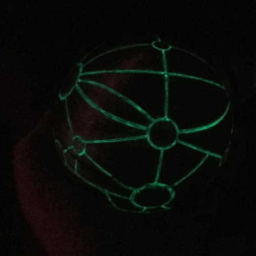 Treasure Planet Map Ball Design