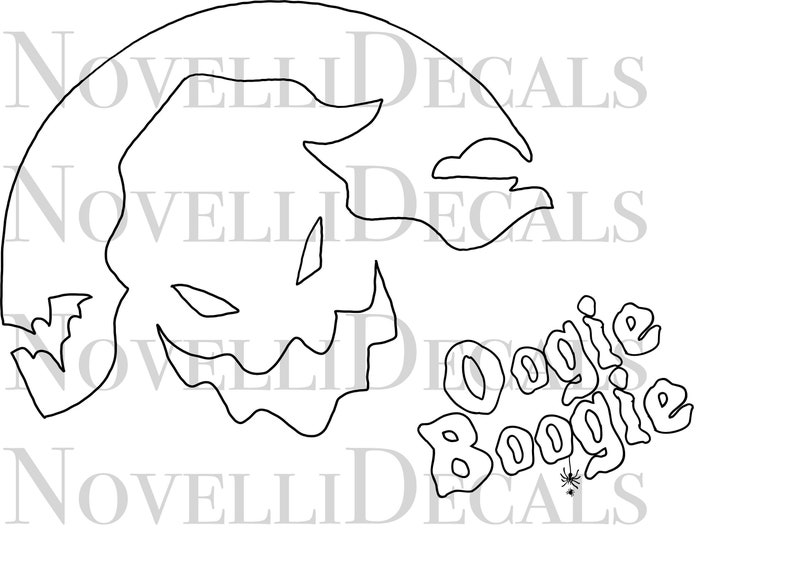 Oogie Boogie PNG JPEG Download - Etsy