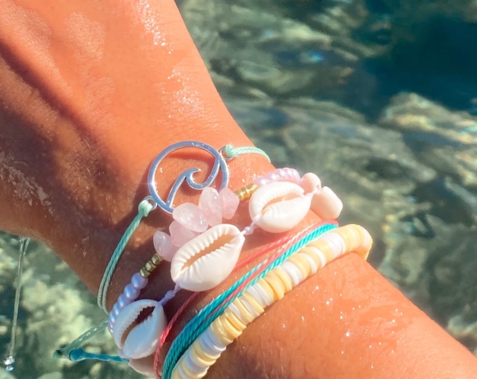 Beach Waves Bracelet Set Trendy Beach Jewelry Waterproof - Etsy