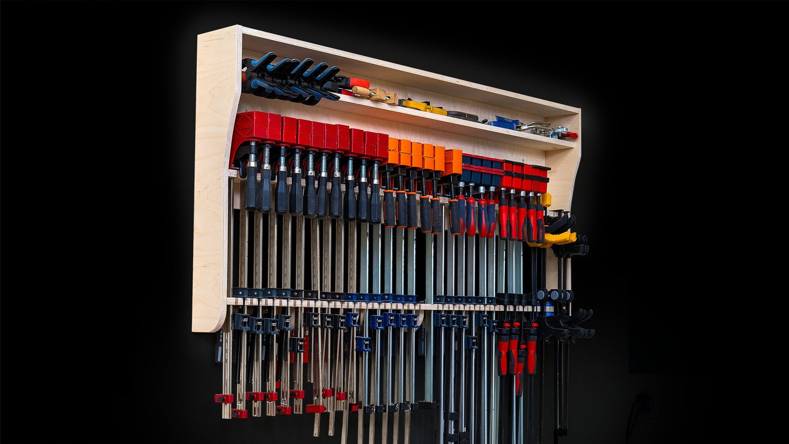 Clamp Rack Plans | Woodworking Project Plans - Etsy