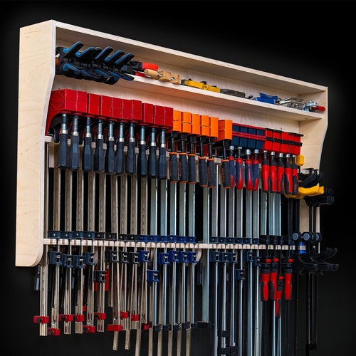 Clamp Rack Plans Woodworking Project Plans - Etsy