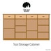 Shop Tool Cabinet Plan | Woodworking Project Plans - Etsy