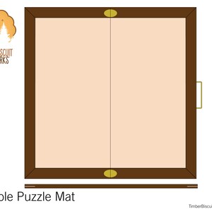 Foldable Puzzle Mat Plans | Woodworking Project | Board Game Mat - Etsy