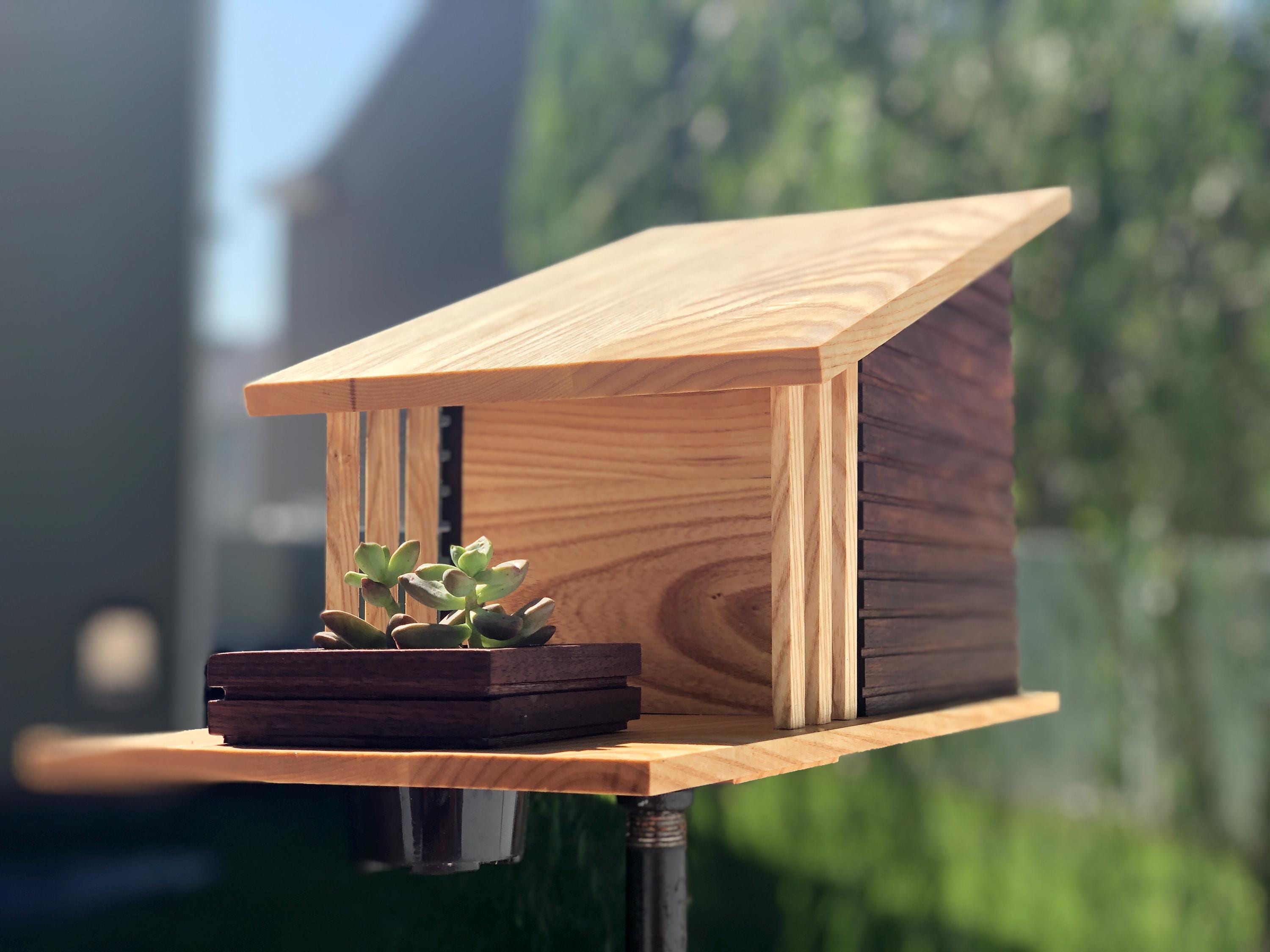 Mid-century Modern Birdhouse Plans | Woodworking Project Plans - Etsy