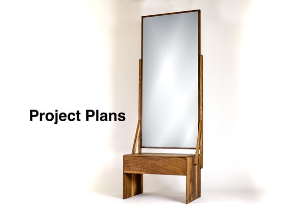 Full Length Mirror and Stand Plans Woodworking Project Plans - Etsy