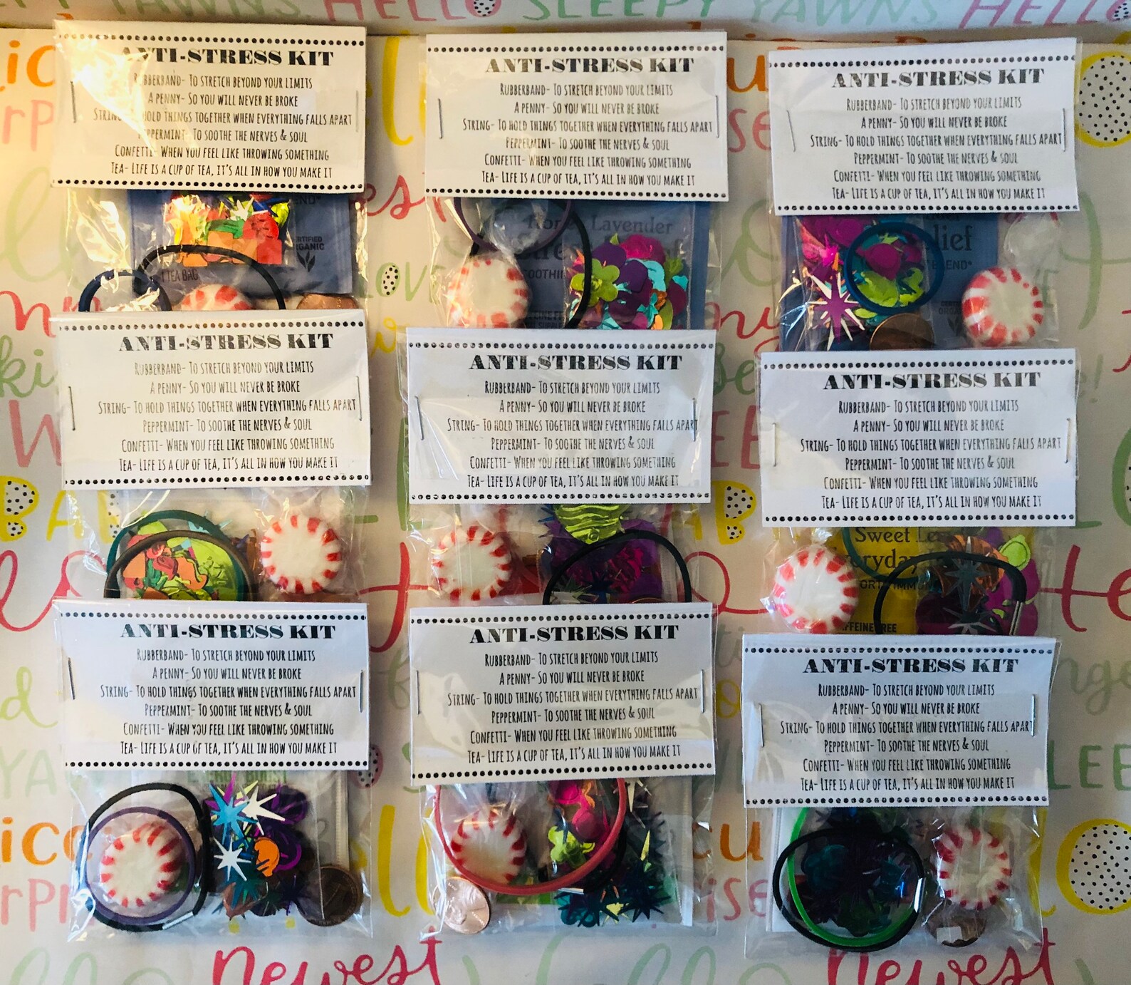 The Wonderful Anti-stress Kit Anxiety Care Package Filled to the Brim ...