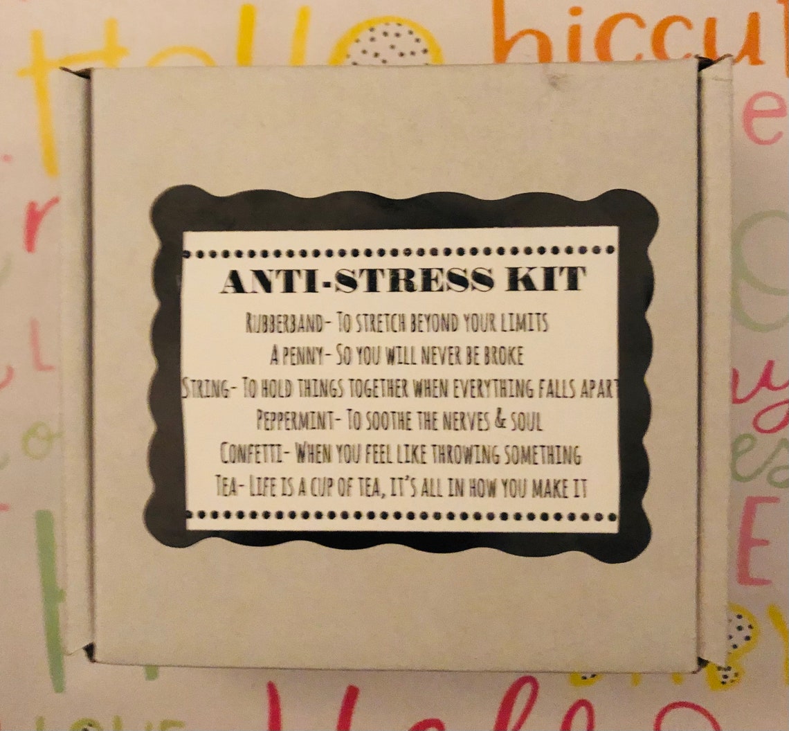 The Wonderful Anti-stress Kit Anxiety Care Package Filled to the Brim ...