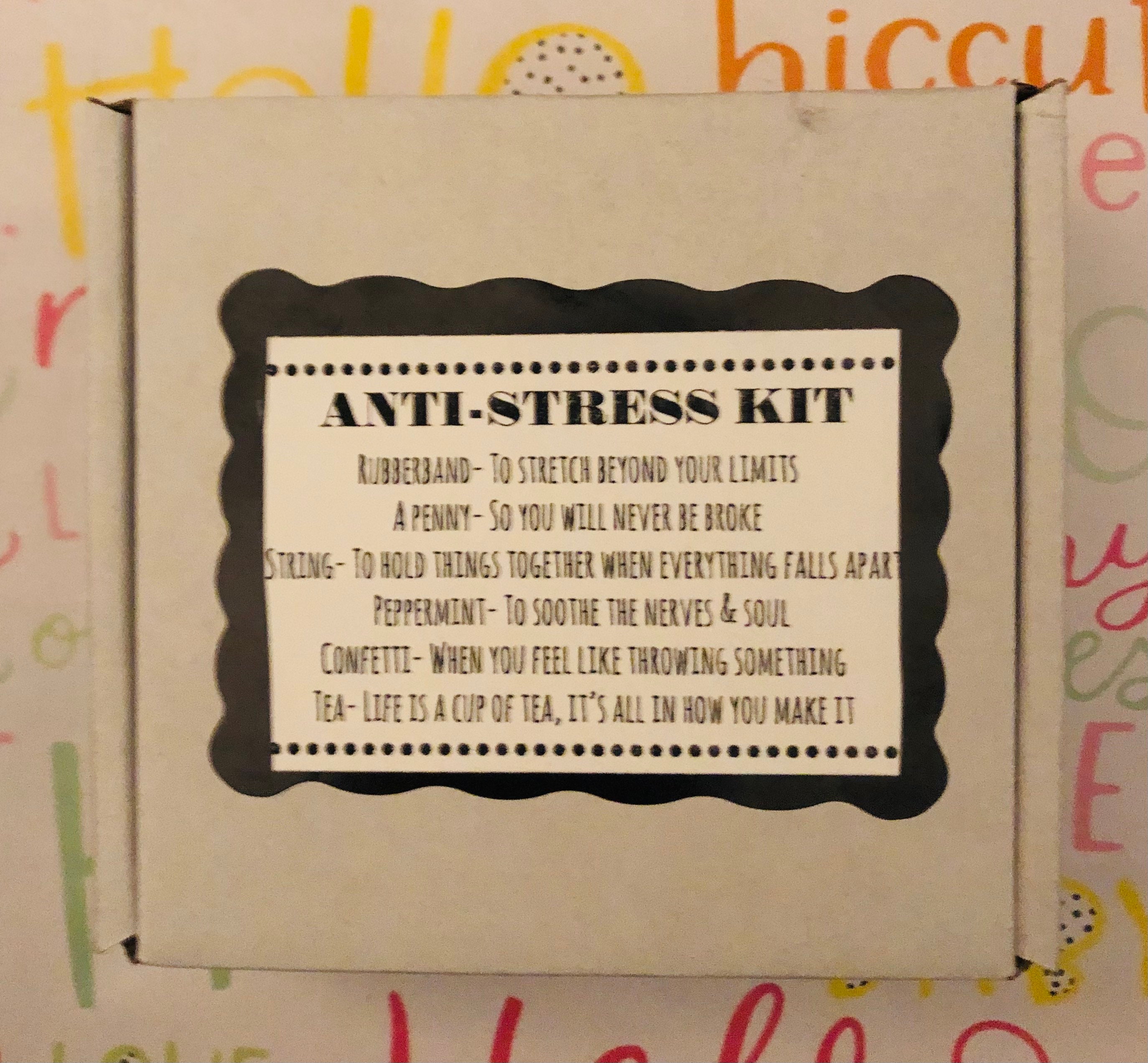 The Wonderful Anti-stress Kit Anxiety Care Package Filled to the Brim ...