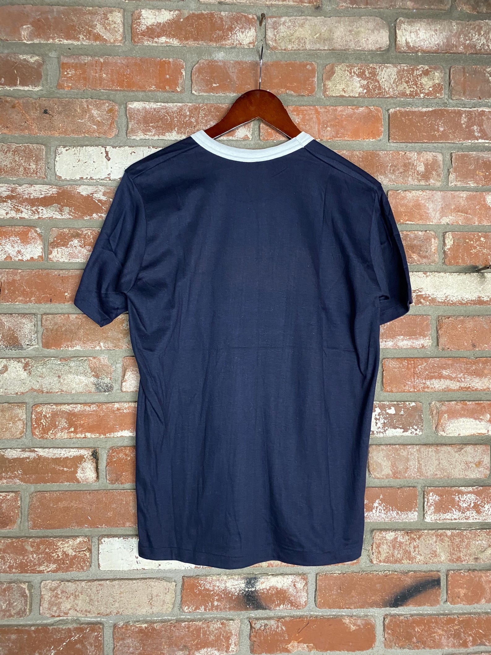 1980s Navy Velva Sheen Brand New T-shirt - Etsy