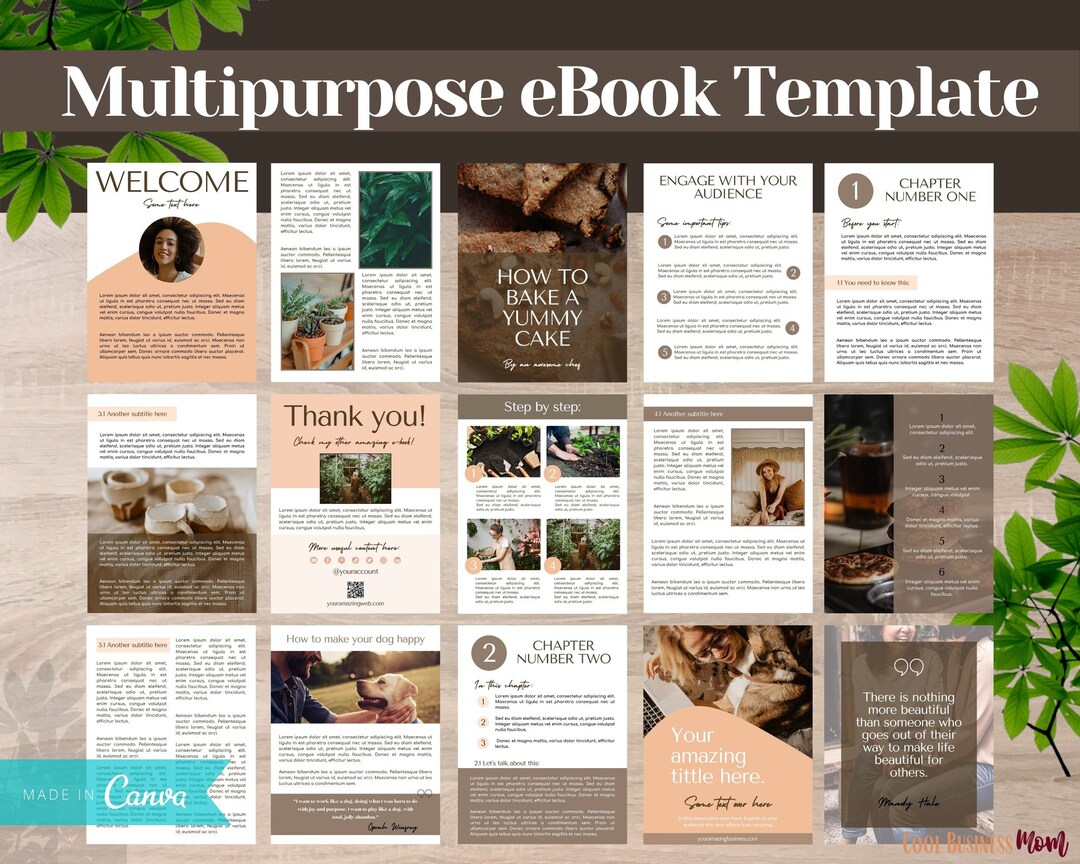 Ebook Template for Canva Lead Magnet Template Freebie Opt-in Template ...