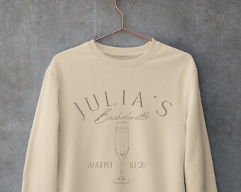 Personalized Wedding Merch, Personalized Sweatshirt, Bachelorette Party ...