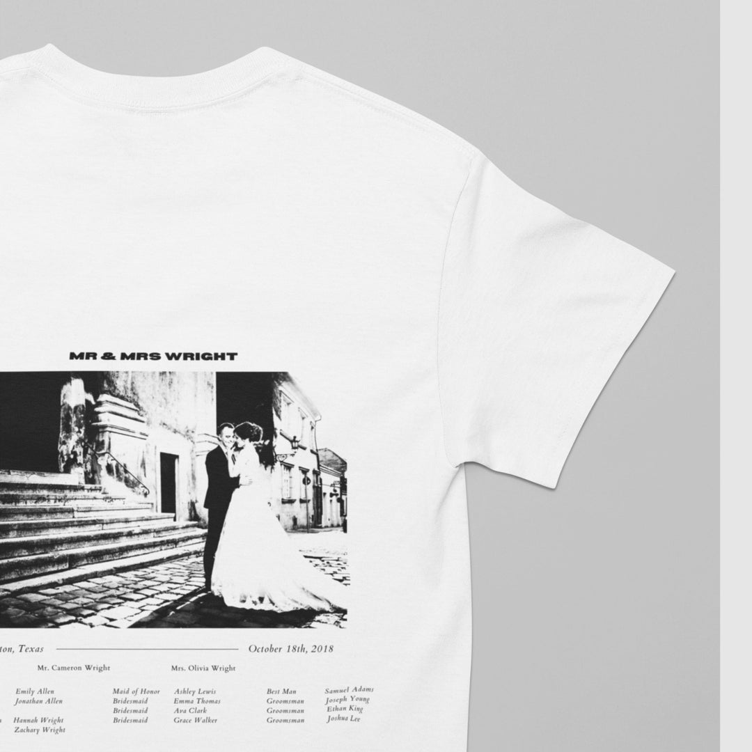 Wedding Merch, Personalized Gift, Wedding Favors, Custom Tshirt ...