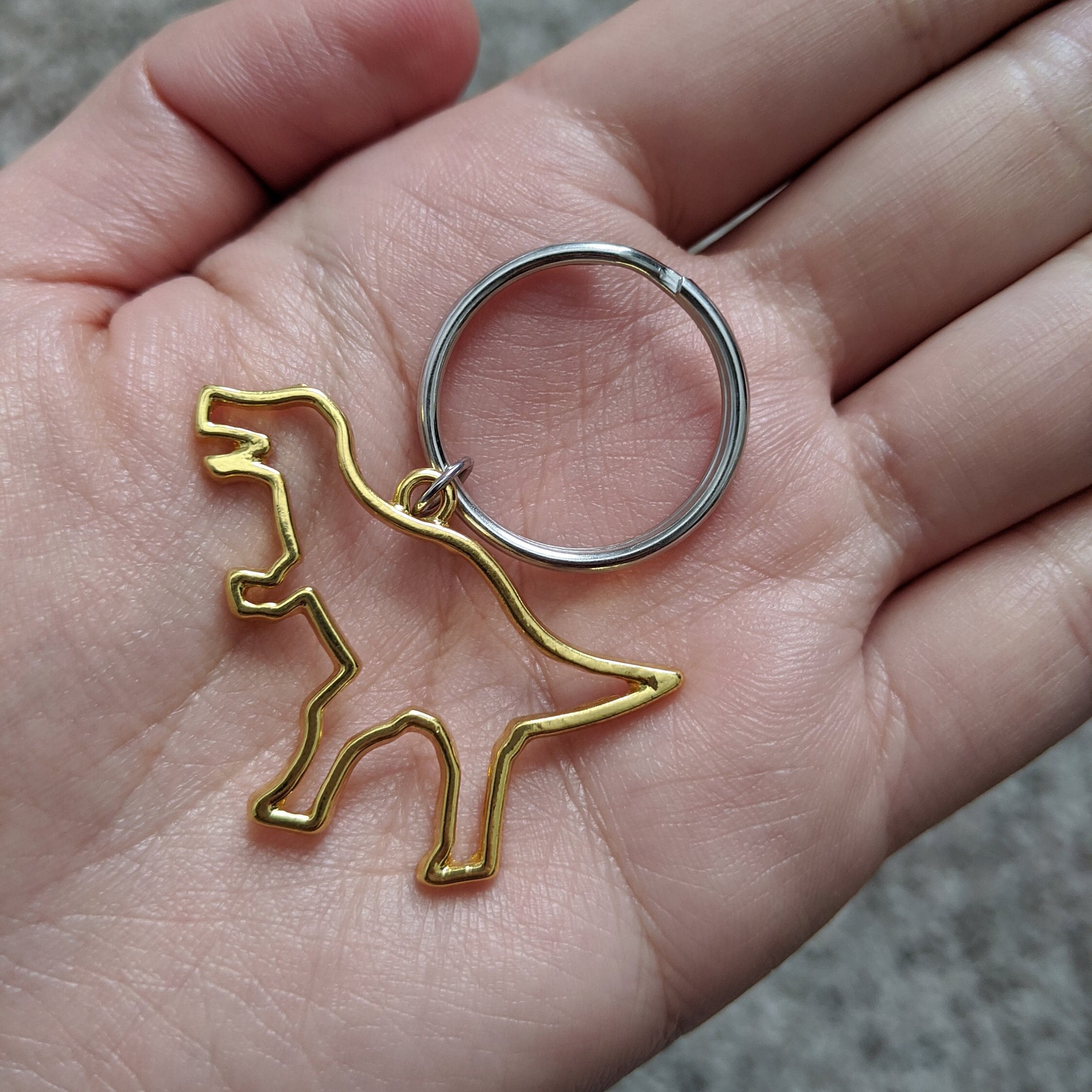 T-rex Keychain - Etsy