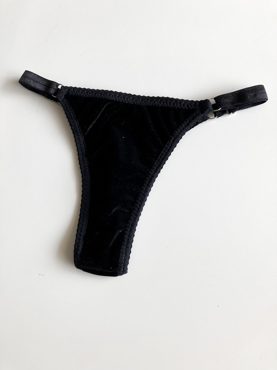 Black Velvet Undies Etsy
