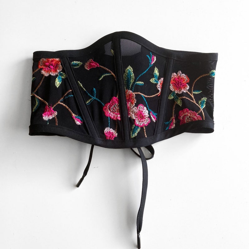 Embroidered Corset - Etsy