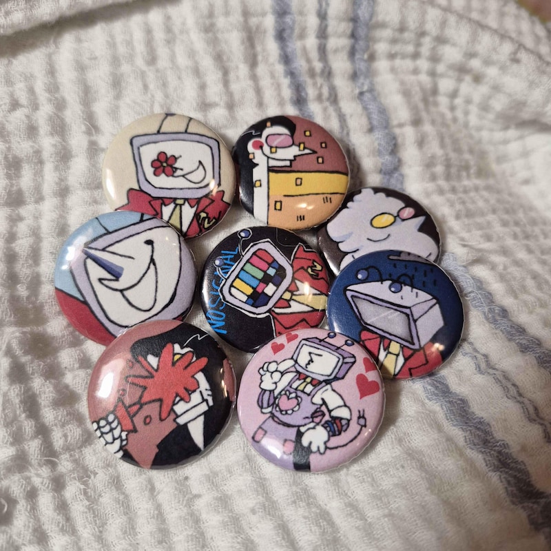 Spamton Tenna Pins - Etsy