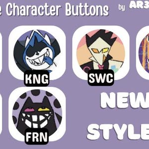 Deltarune Character Buttons - NEW STYLES! - Etsy