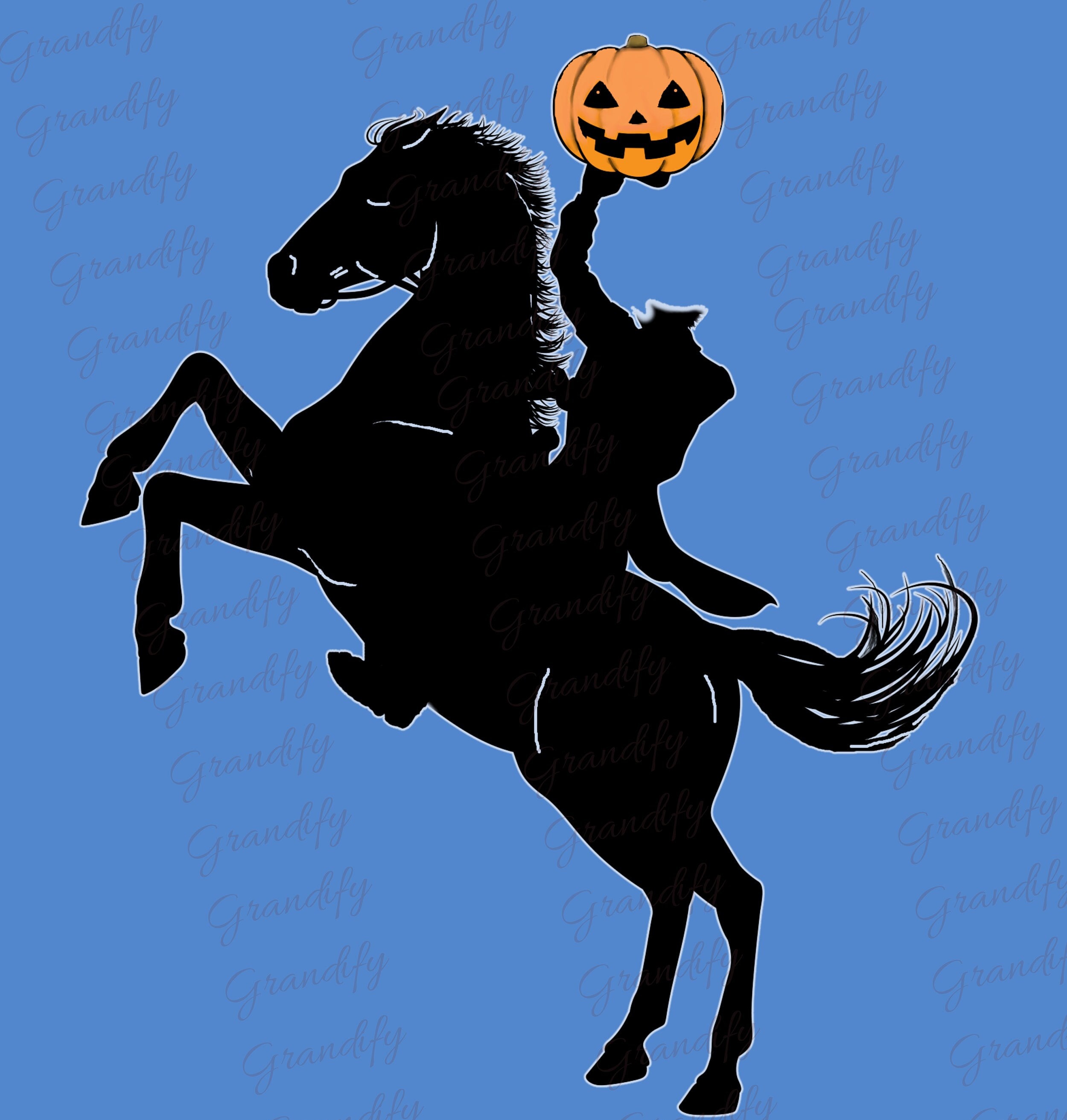 Headless Horseman Png, Sleepy Hollow SVG, Horse, Halloween, Sublimation ...
