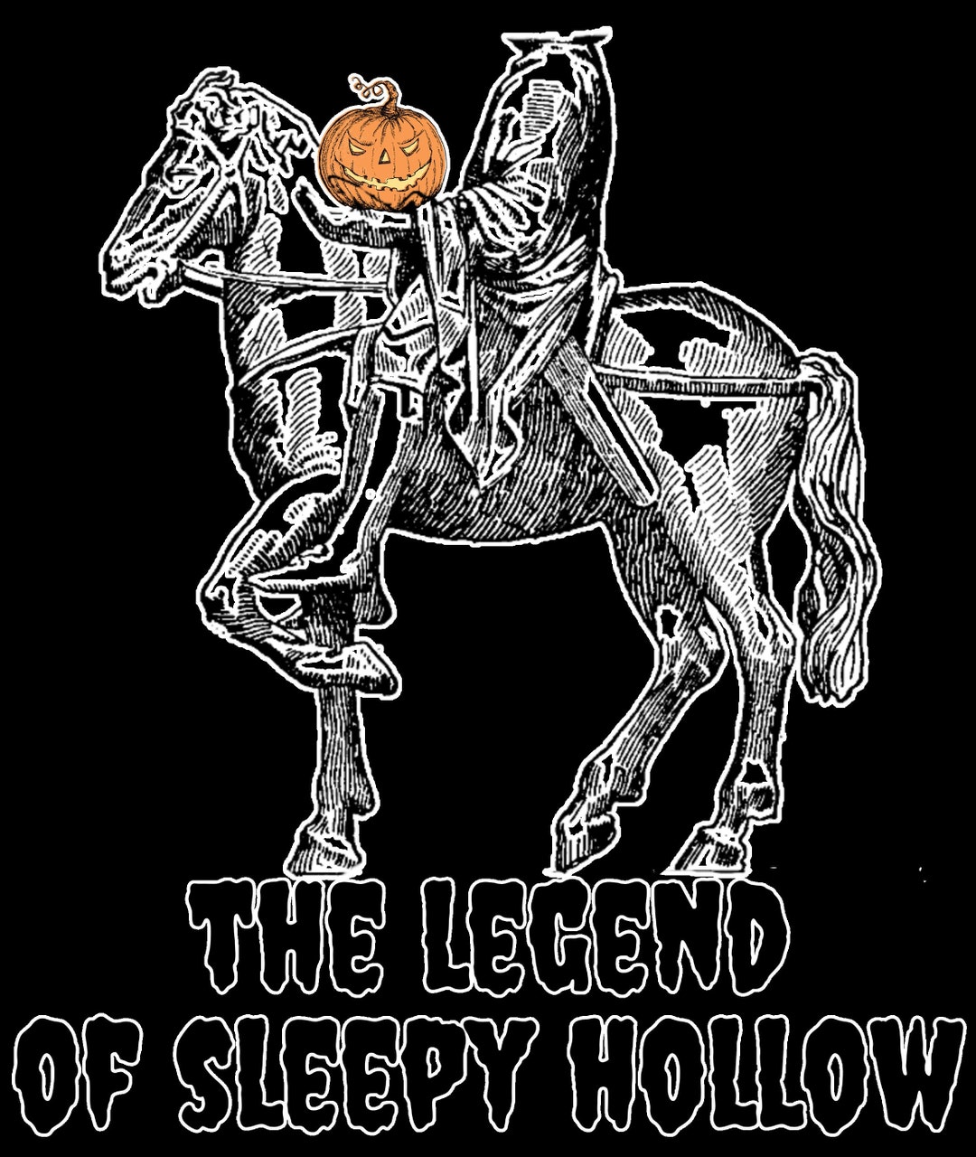 Headless Horseman Png, Sleepy Hollow SVG, Horse, Sublimation Design ...