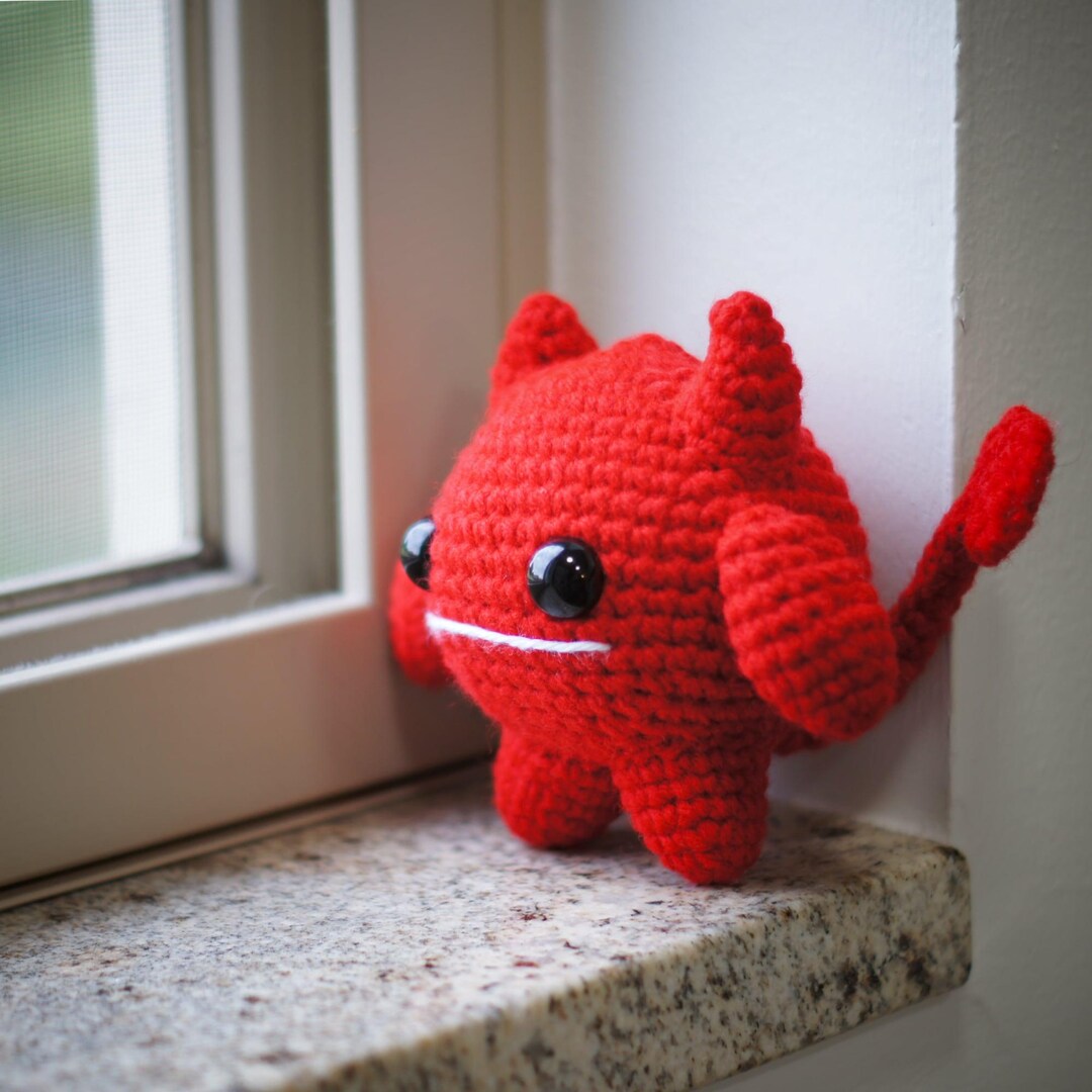 Red Hot Devil: Mischief Maker Crochet Toy for Halloween, Cuteness ...