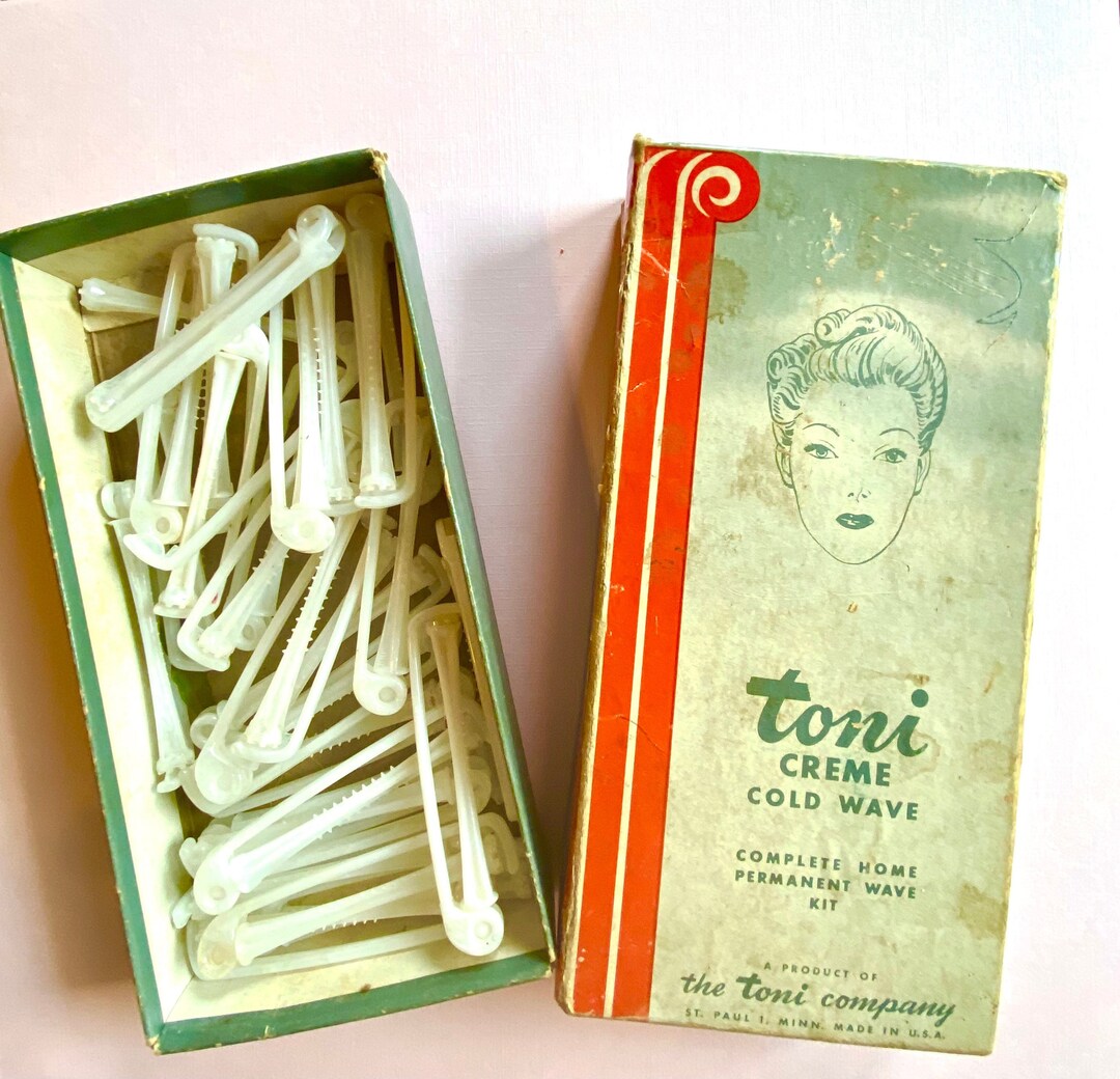 1940s Toni Home Permanent Kit, Retro Advertising, Vintage Hairstyling ...