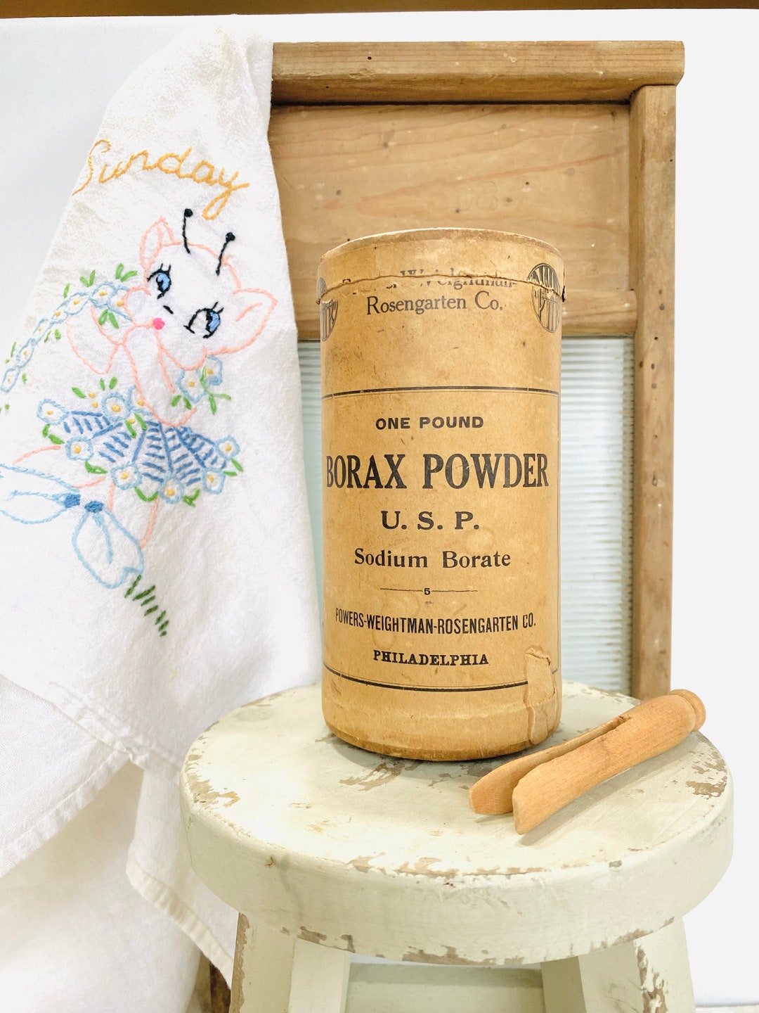 1800s Antique Detergent Container, Laundry Room Decor, Antique Washing ...