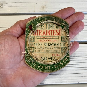 Antique Silk Fly Fishing Line/new Old Stock, Fly Lines, Fishing ...