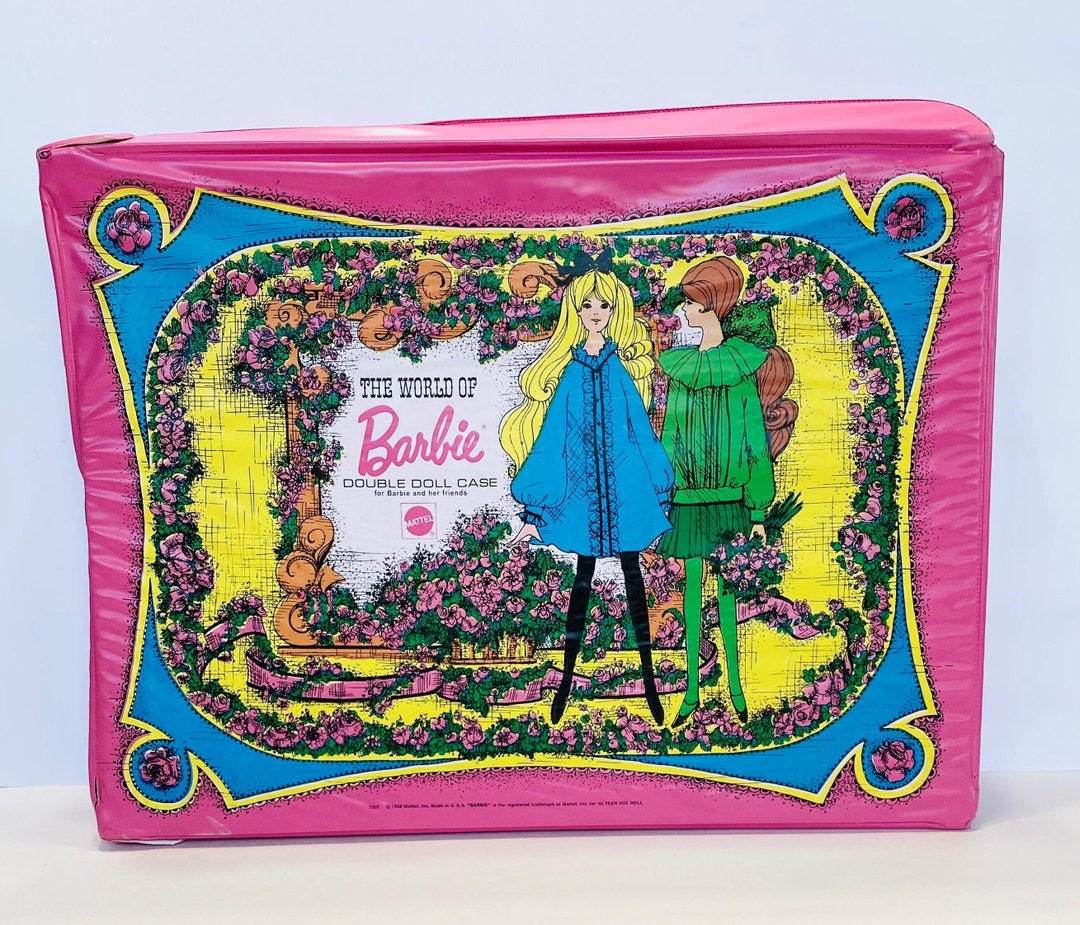 Vintage/1968 Mattel the World Barbie Double Doll Case Model #1007 ...