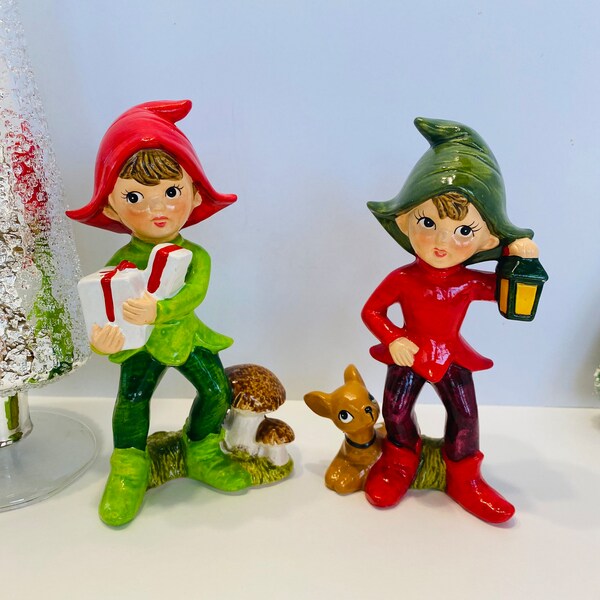 Homco Elves - Etsy