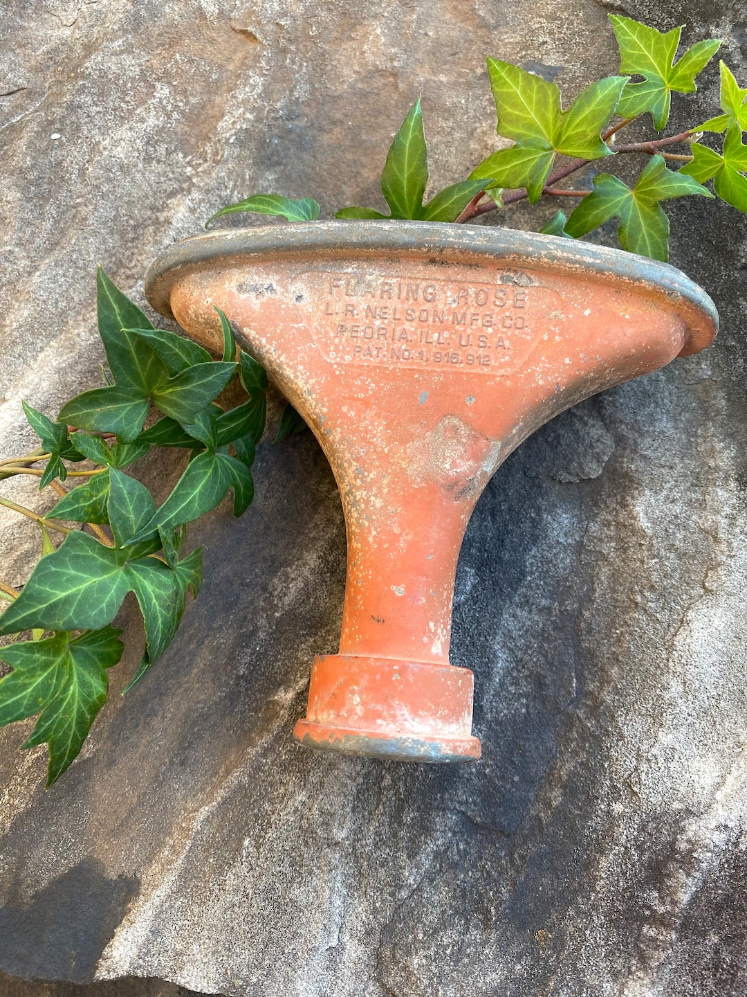 1930s Flaring Rose Hose Sprayer, Vintage Hose Spigot/watering Handle ...