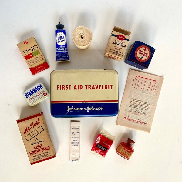 First Aid Kit Tin - Etsy