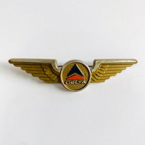 Vintage Delta Air Lines Junior Flying Pin/delta Stewardess Gift for ...