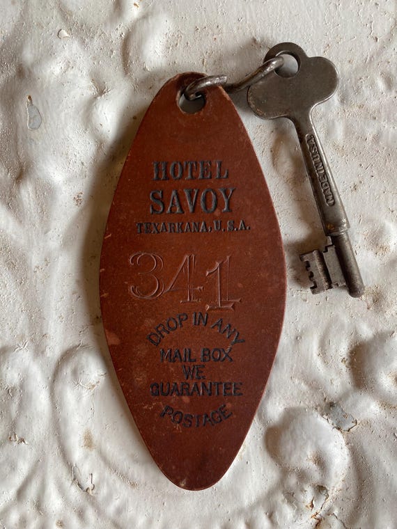 1930s Hotel Key Ring, Vintage Hotel Key, Skeleton Key… - Gem
