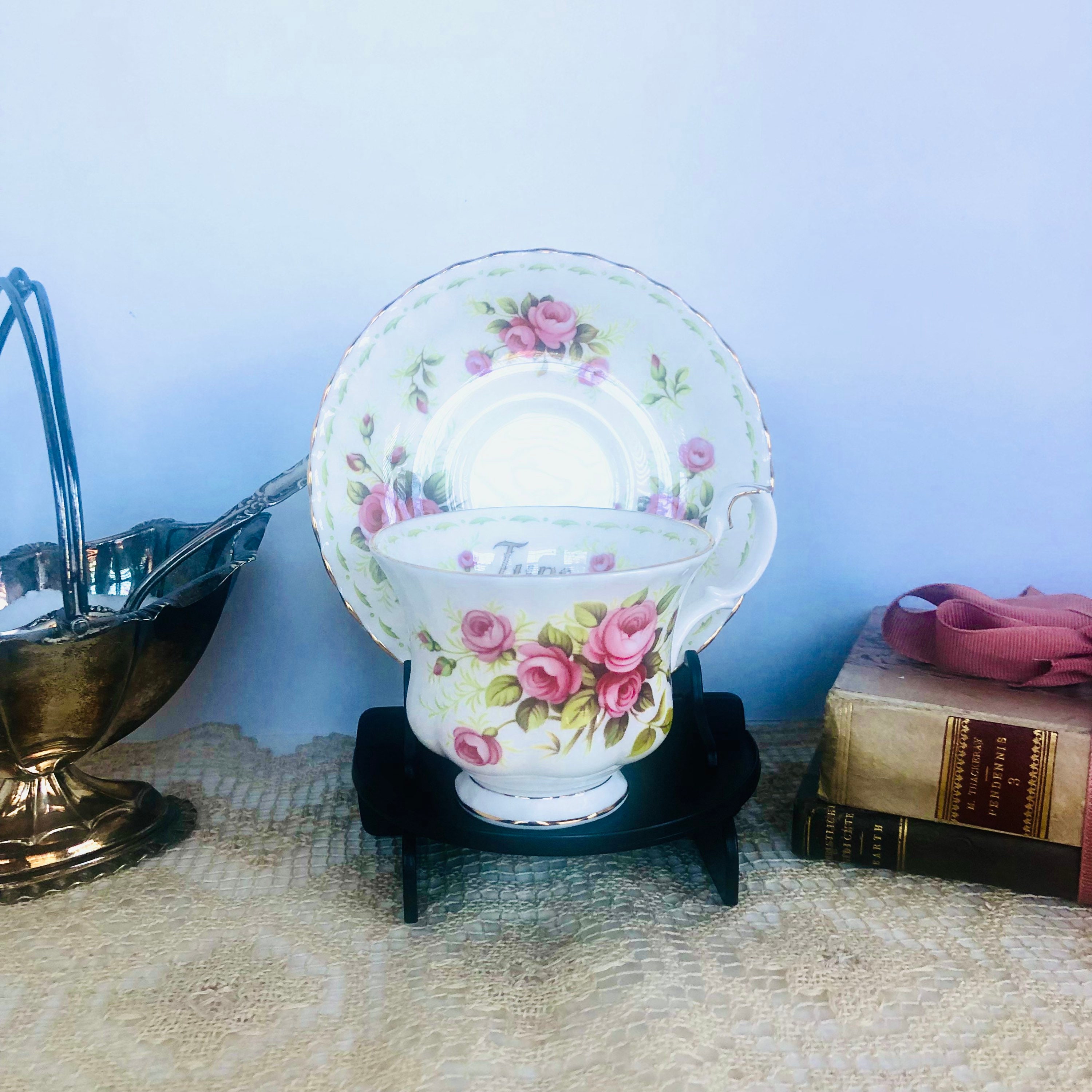 Royal Albert June Flower of the Month Teacup and Saucer - Etsy