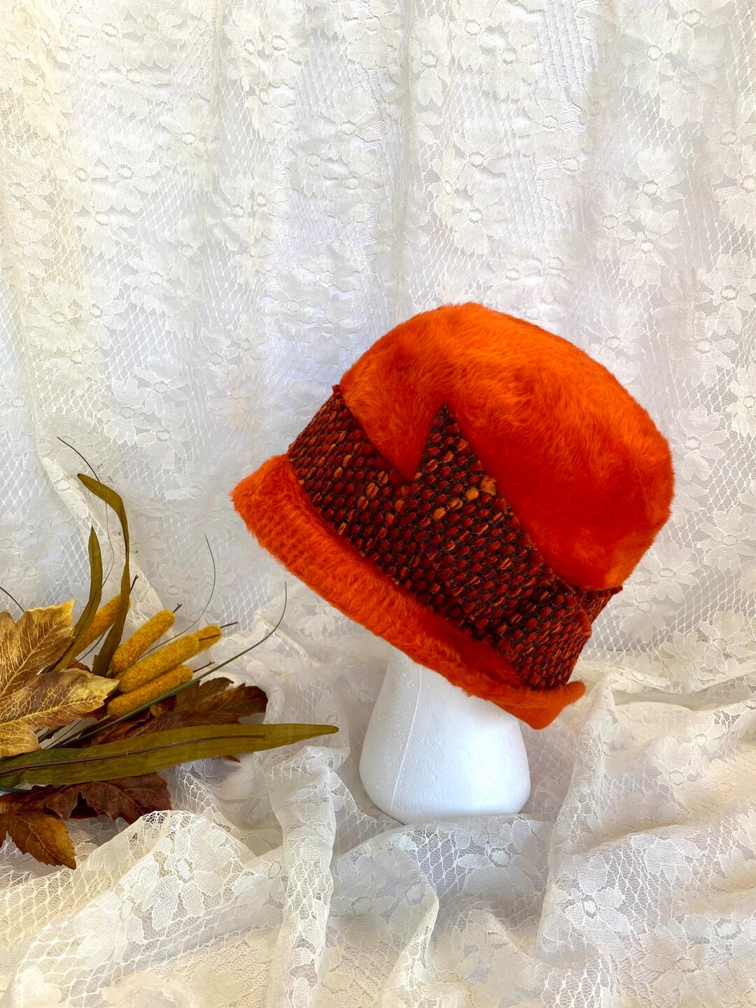 1960s Vintage Mod Style Hat, Retro/midcentury Fashion, Classic Hats ...