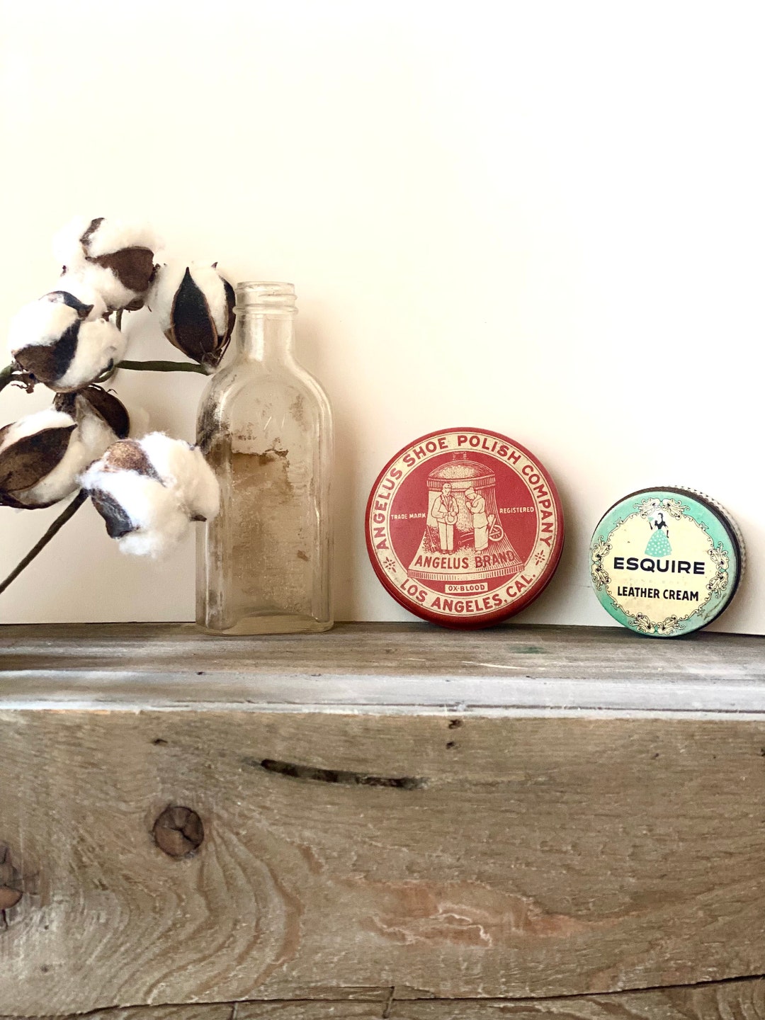 Vintage Shoe Polish Containers: Antique Advertising Memorabilia - Etsy