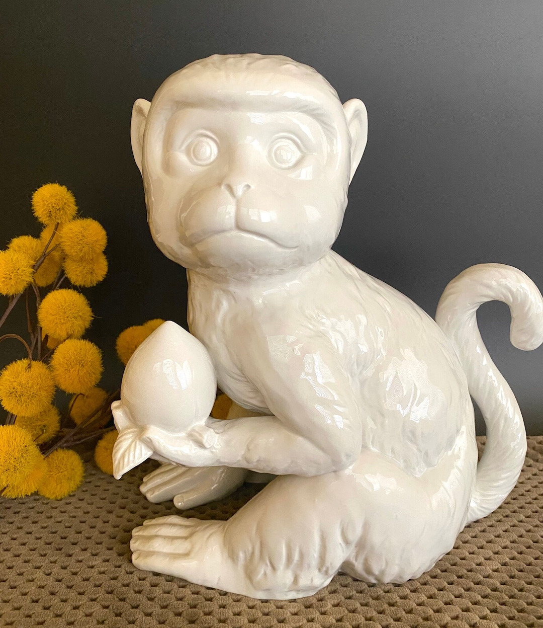 Vtg/ Fitz and Floyd Monkey Planter, Monkey Business Fitz and Floyd ...