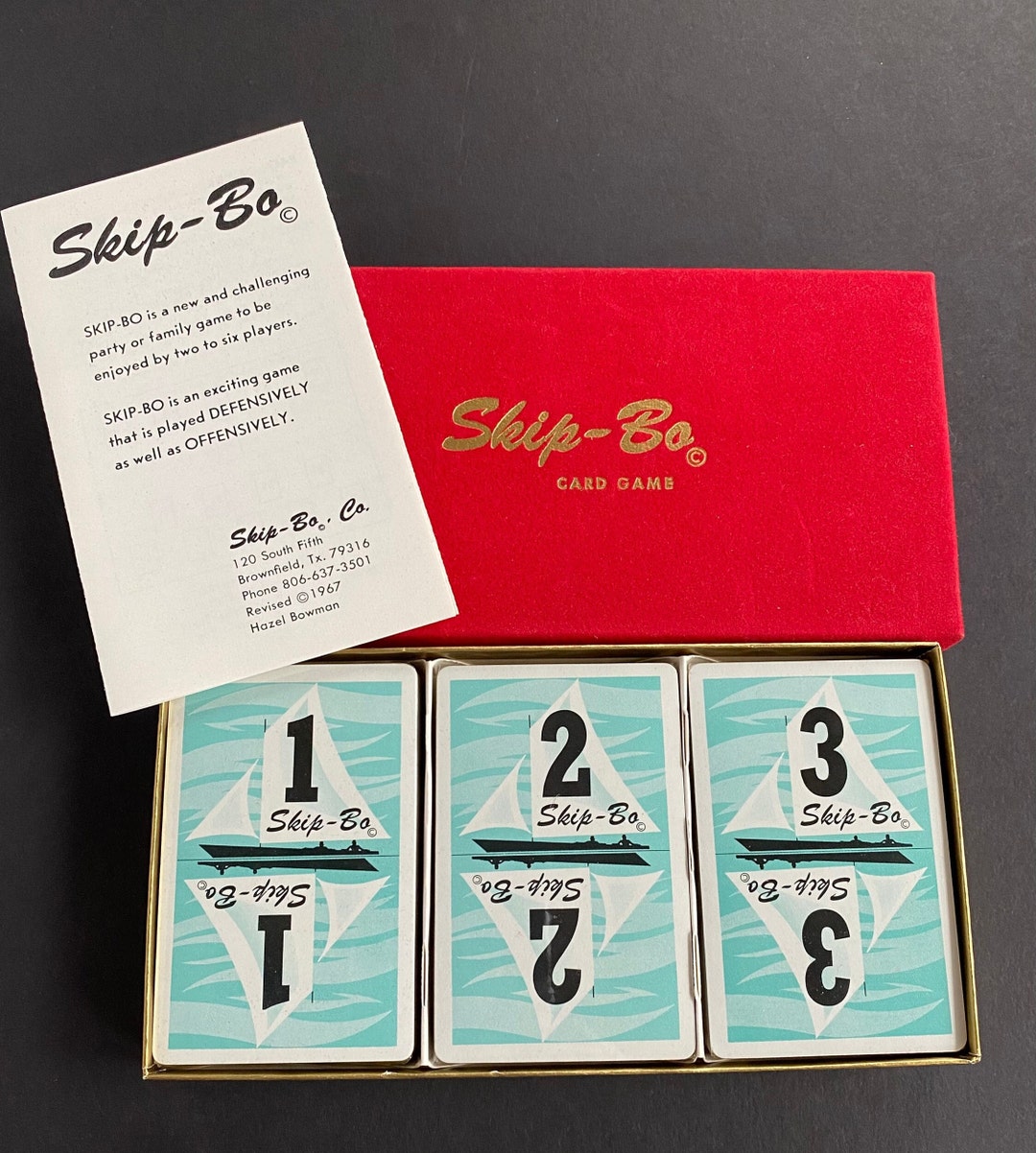 Vintage 1967 Skip-bo Card Game Family Entertaining Unused - Etsy