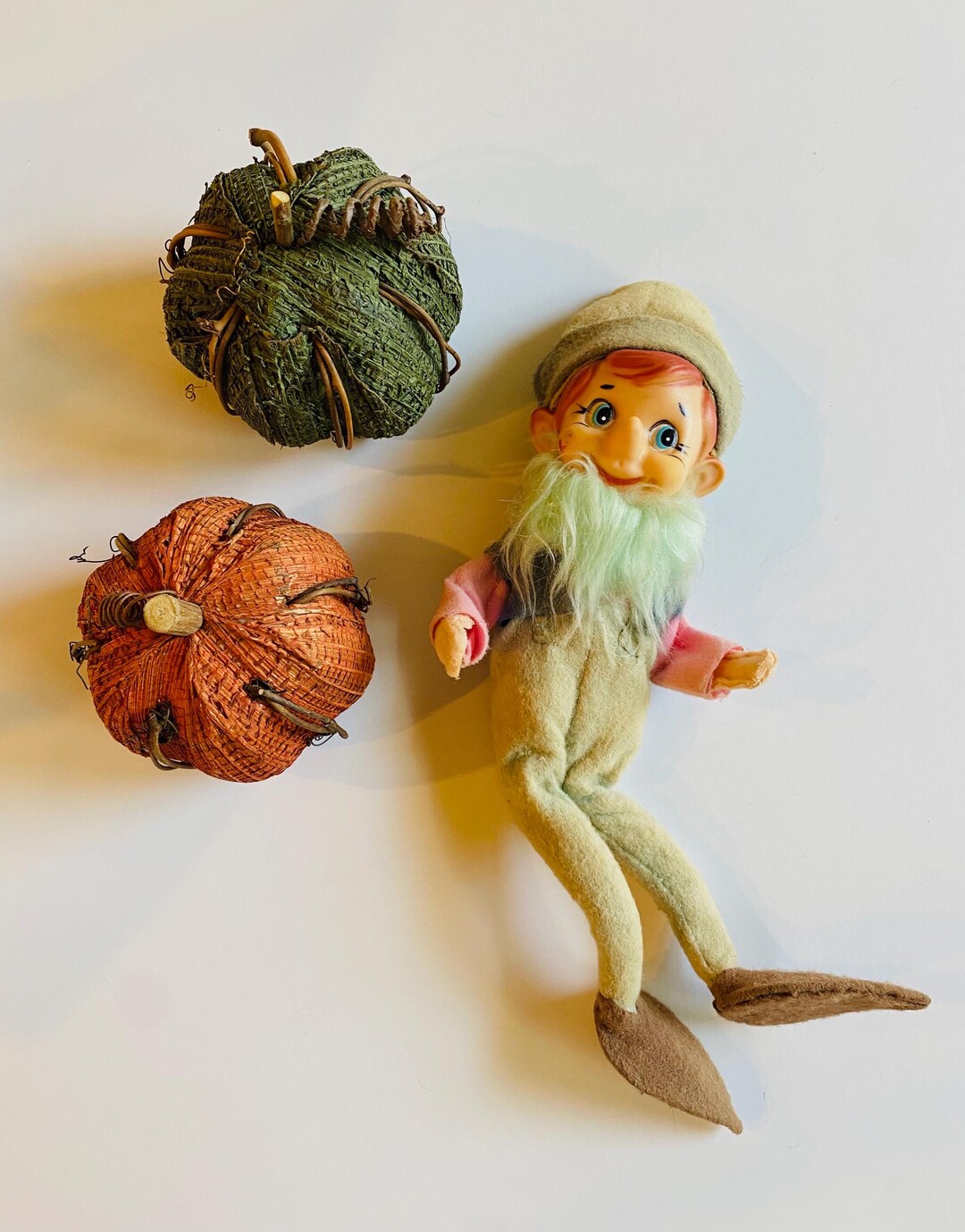 Rare/vintage Christmas Pixie Elf, 14”, Fall Pixie Elf, Midcentury ...