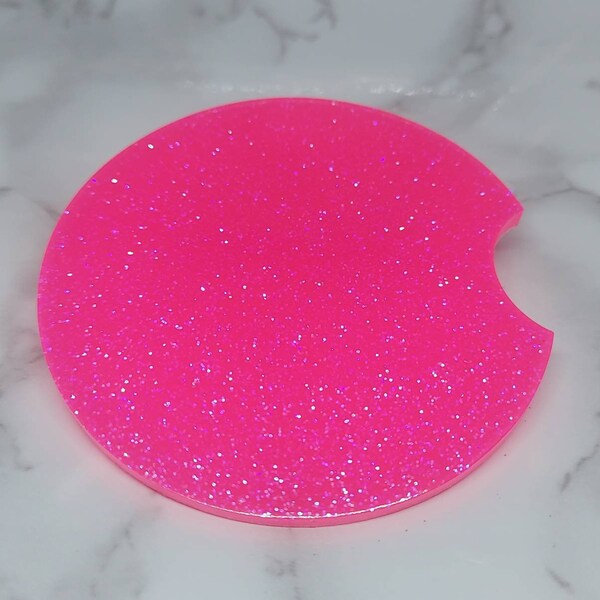 Hot Pink Coasters - Etsy