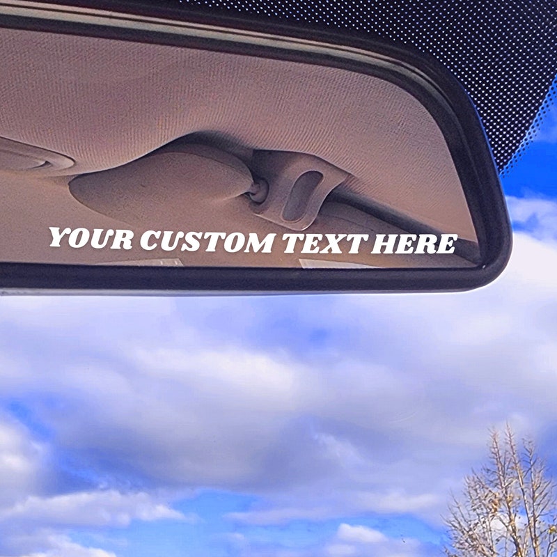 Custom Car Interior Decals - Etsy