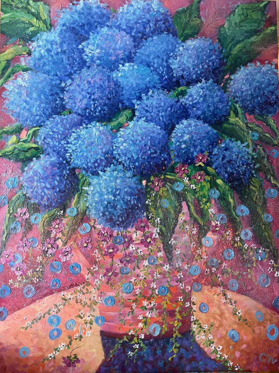 Blue Hydrangeas - Etsy