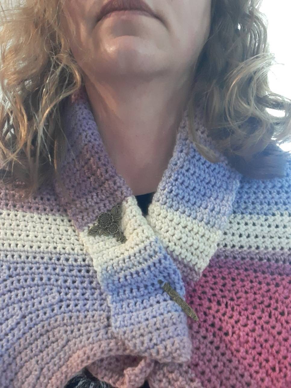 Handmade Capelet Crochet Shawl Cape Outlander Inspired - Etsy