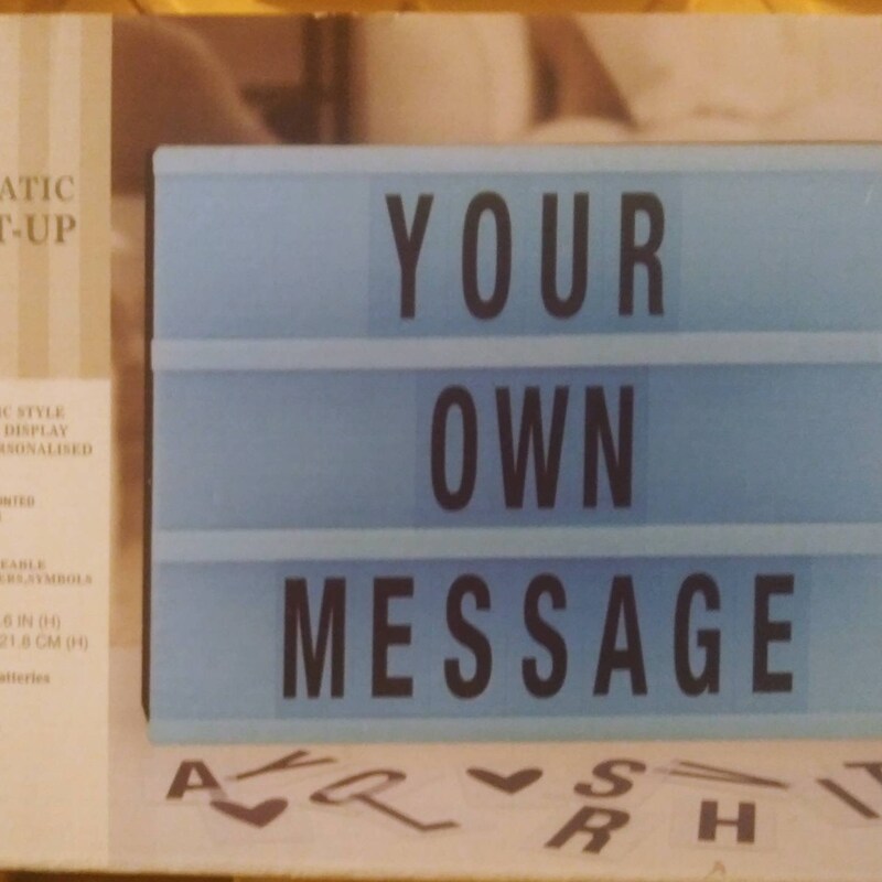 Transparent Box With Letters - Etsy