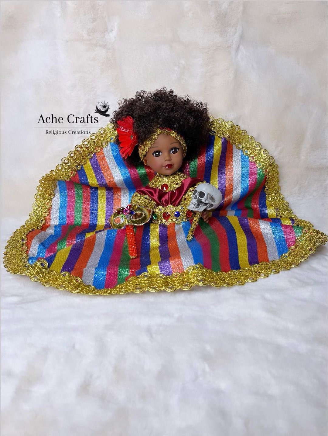 14.5" Francisca 7 Sayas|conga|oya|mama Francisca|muñeca Religiosa ...