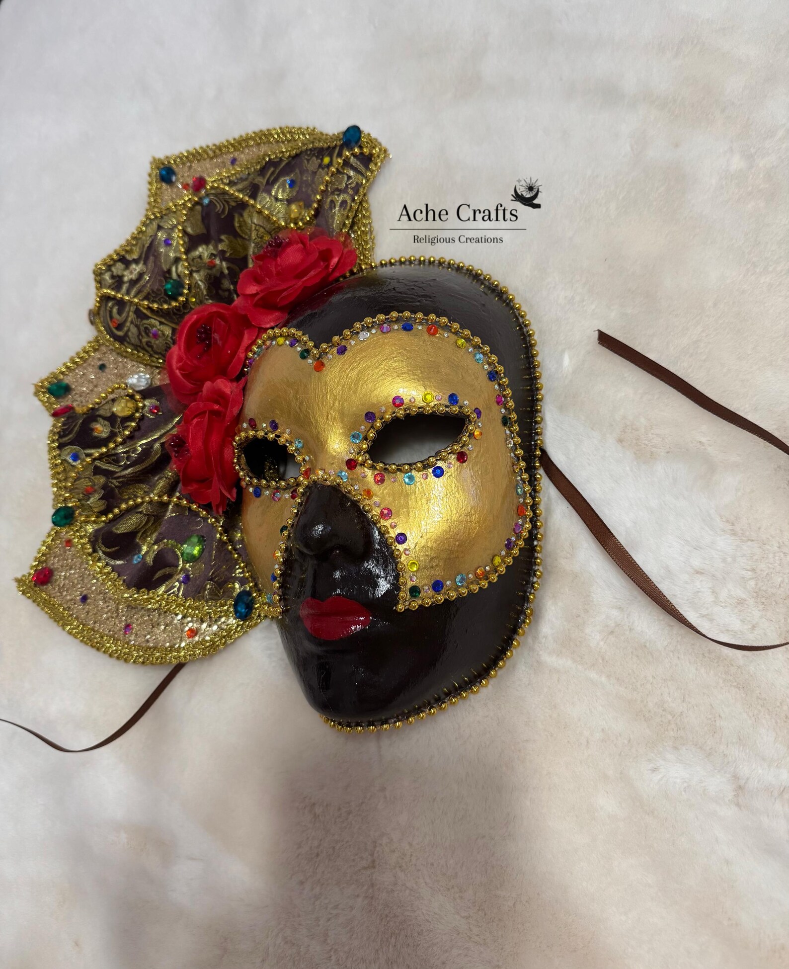CARETA Para Oya|oya Yansa|mascara Para Oya|yoruba|accesorios Para Santo ...