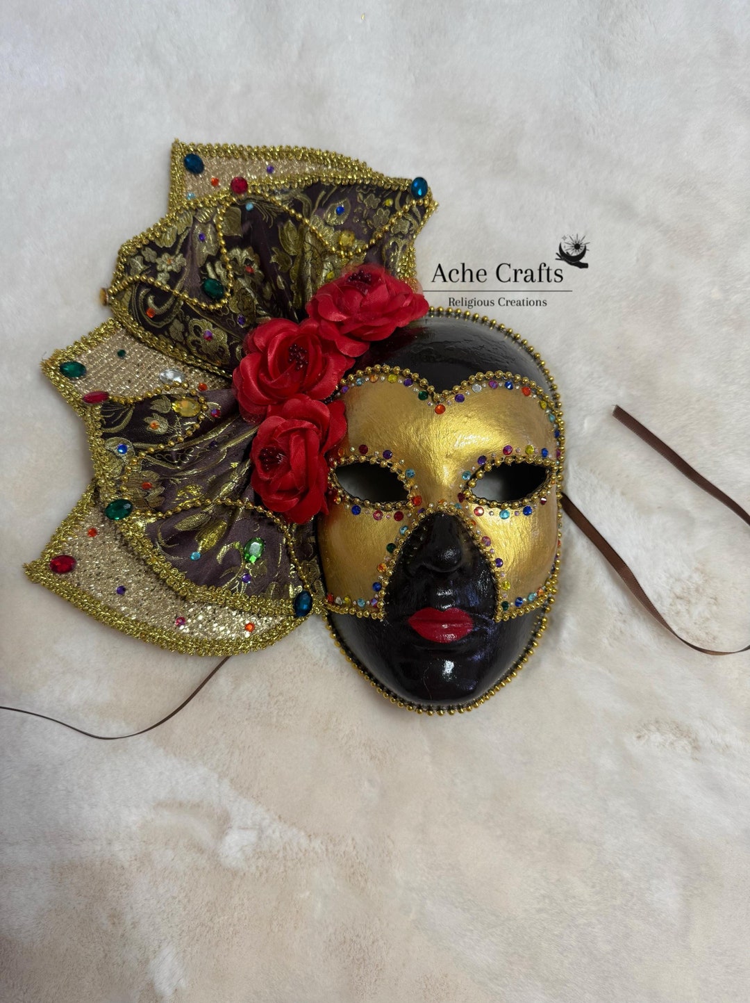 CARETA Para Oya|oya Yansa|mascara Para Oya|yoruba|accesorios Para Santo ...