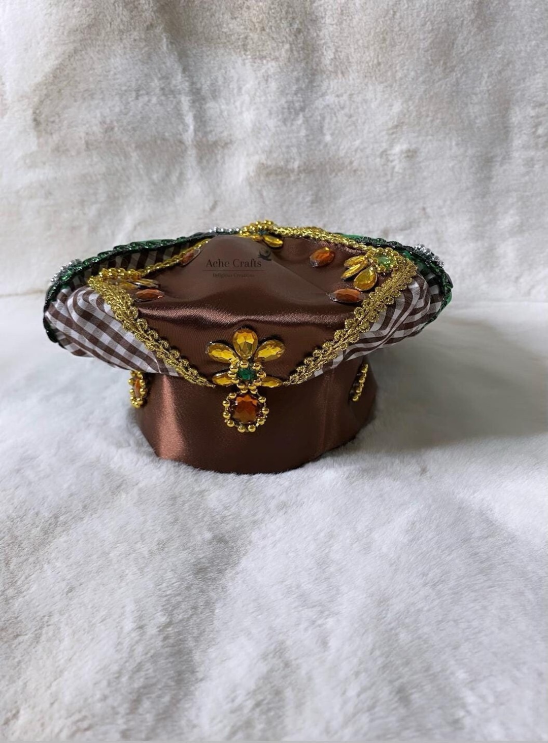 Gorro De OYA CON Oggun|gorro De Santo|gorro De Oya|gorro De Oggun|hat ...